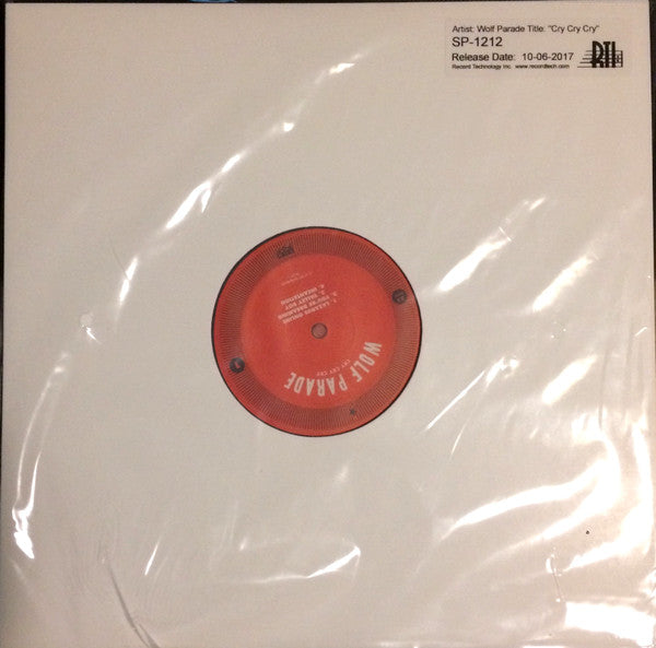 Wolf Parade - Cry Cry Cry - Vinyl, LP, Promo, Vinyl, LP, Single Sided ...